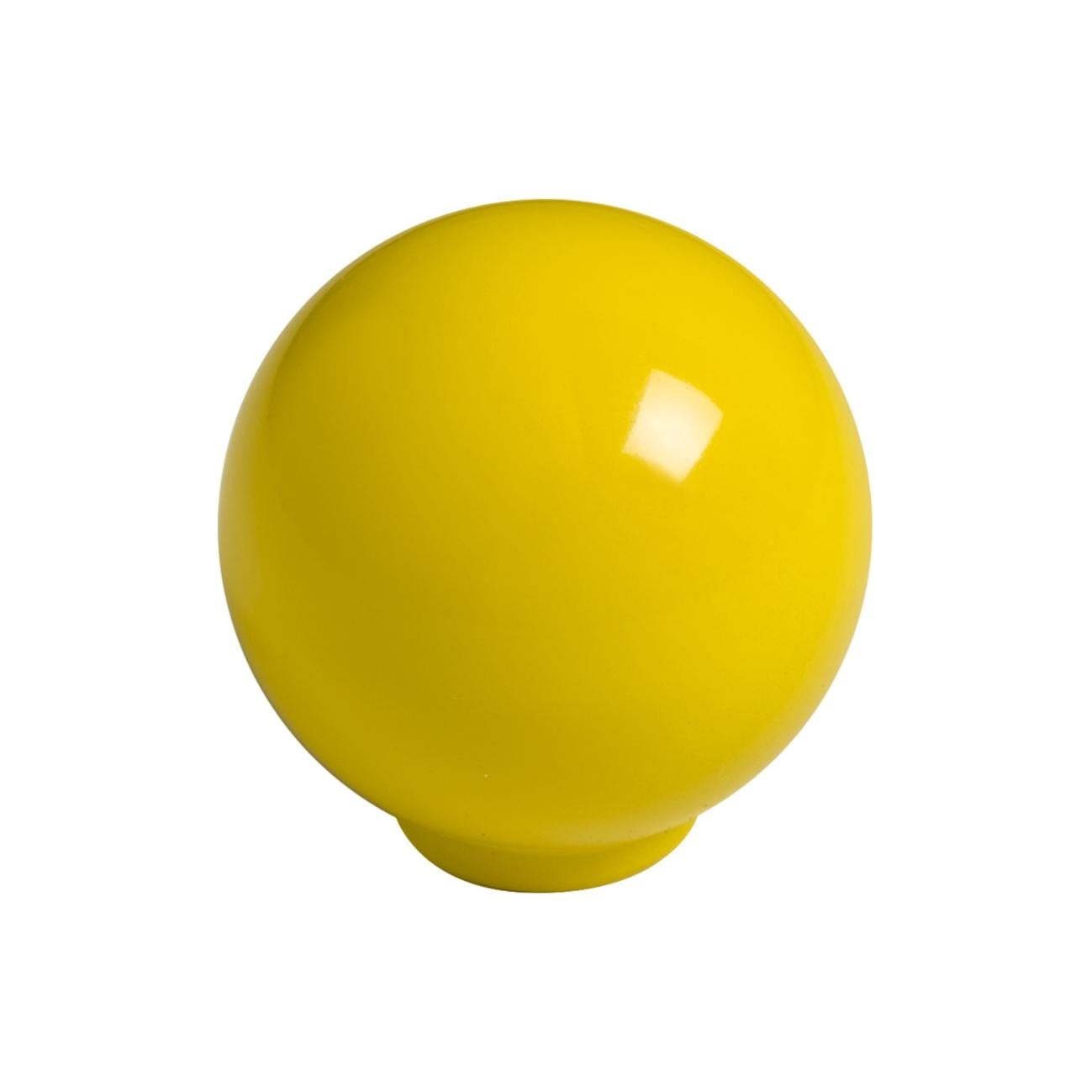 POMOLO A SFERA IN ABS 24MM GIALLO LUCIDO, LOTTO DA 25 | Leroy Merlin