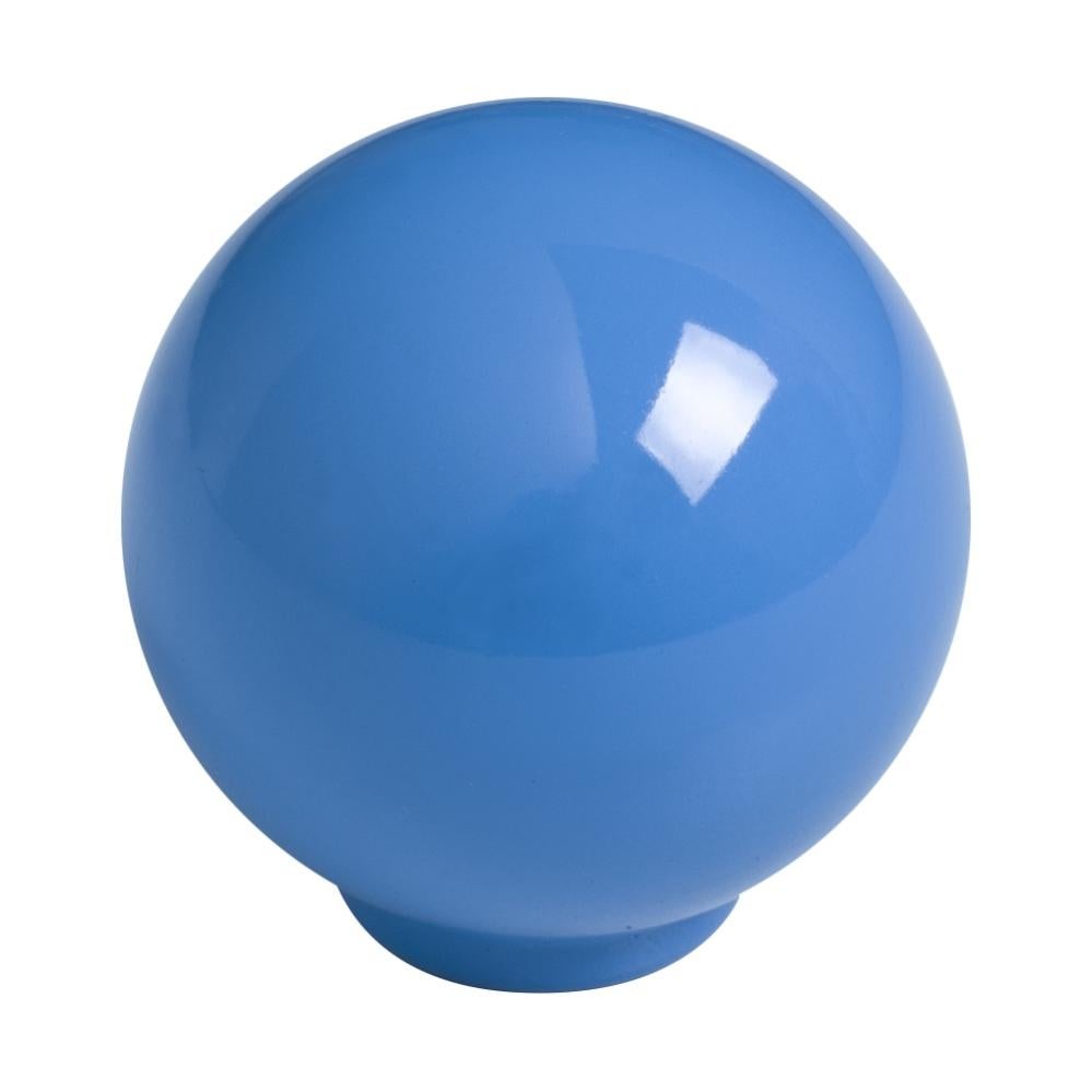 POMOLO A SFERA IN ABS 34MM BLU LUCIDO, LOTTO DA 50 | Leroy Merlin