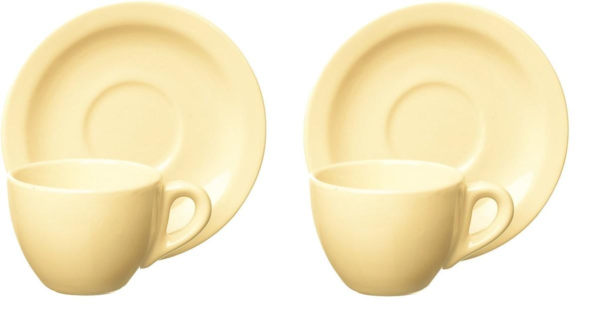 Excelsa trendy, set 2 tazze caffè colore crema, in ceramica | Leroy Merlin