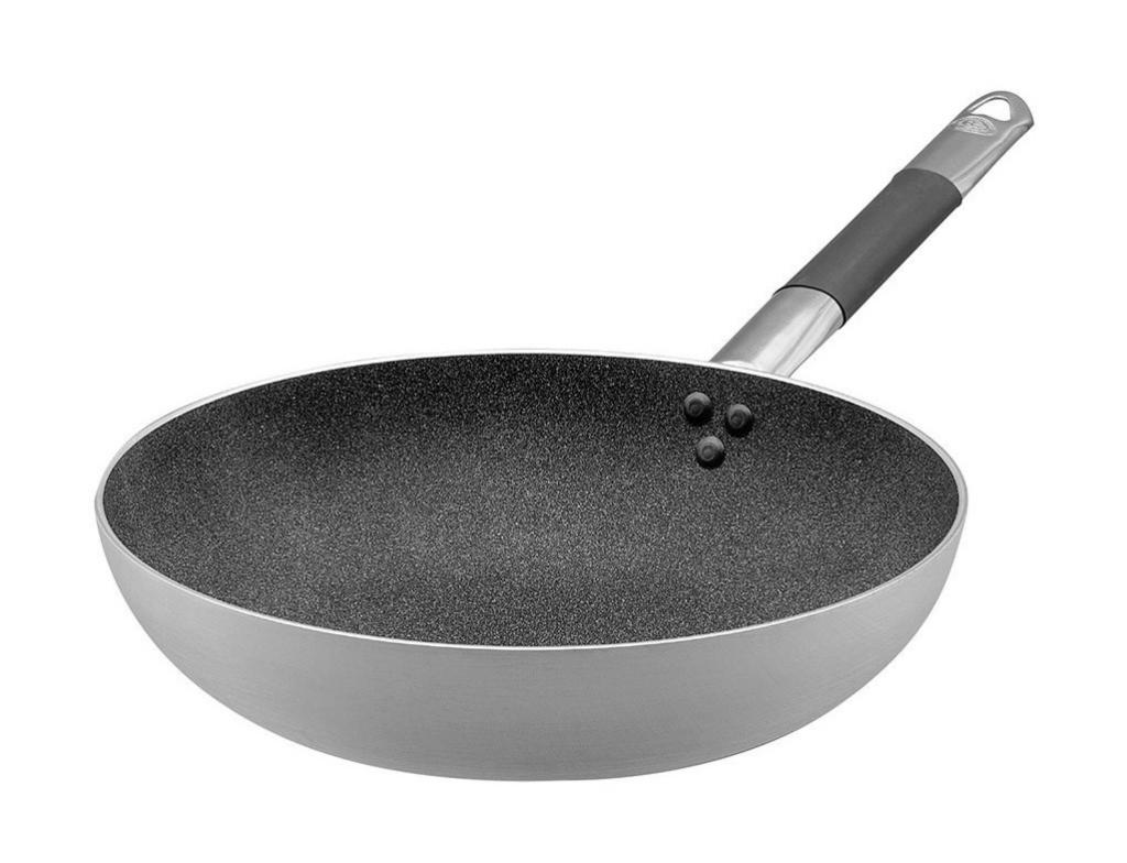 Pentole Agnelli Padelle alta Shark Skin Ø 20 Professionale, Manico Cool ...