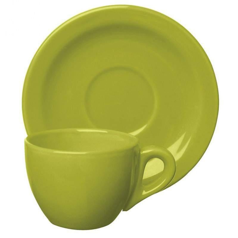Excelsa trendy, set 2 tazze caffè in ceramica colore verde, in ceramica ...
