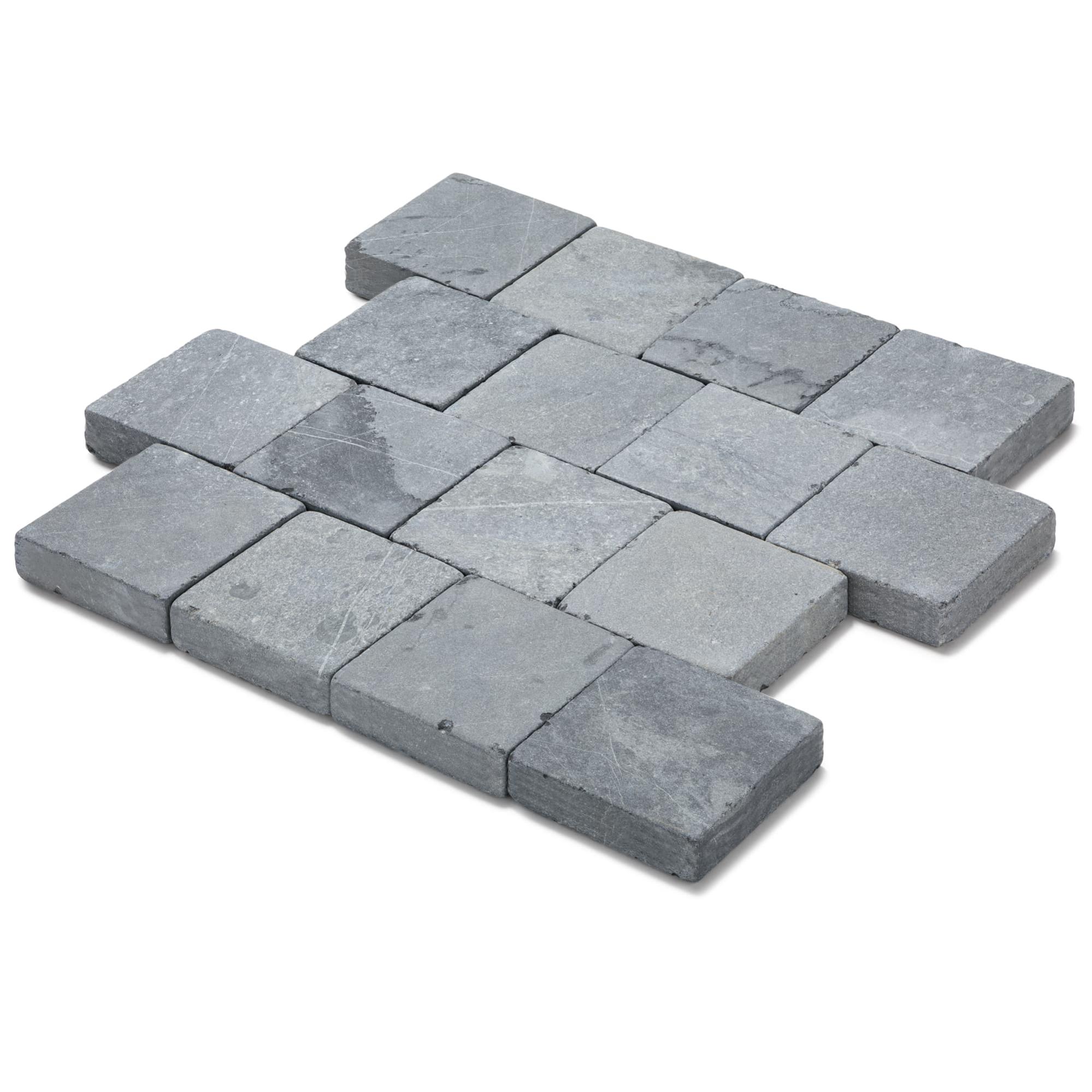 Pavé Pierre Bleue du Vietnam 15x15 cm Ep.5 (au m²) - RO'MA Nature ...