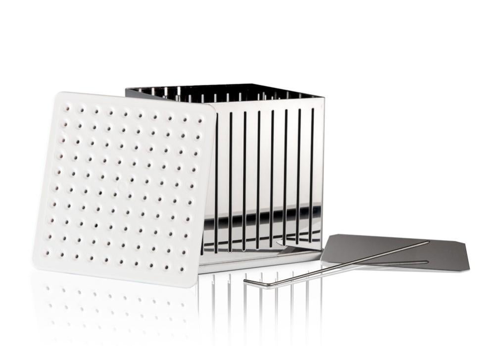 FBM2 Cubo - Cassetta per 100 Arrosticini - Spiedini in Acciaio Inox e ...
