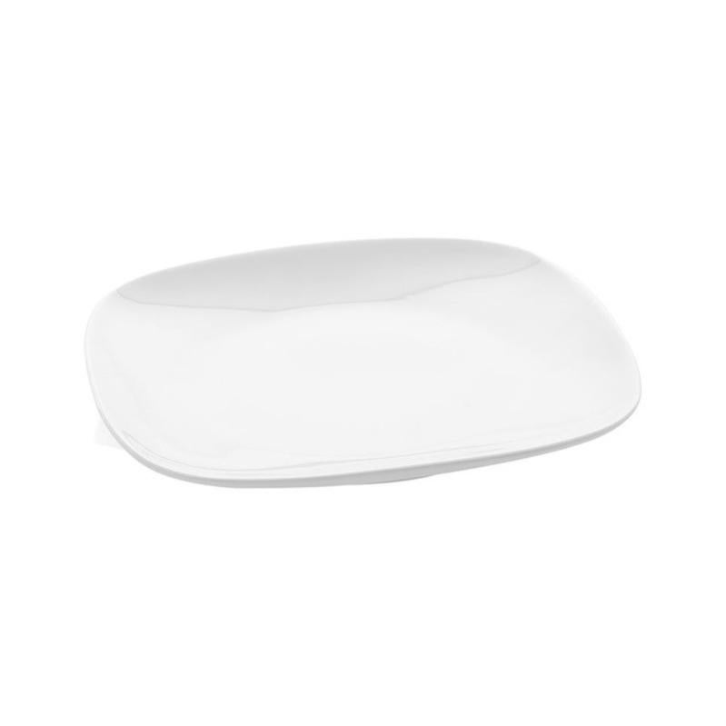 Gural Mimoza piatto 27cm in porcellana bianca | Leroy Merlin