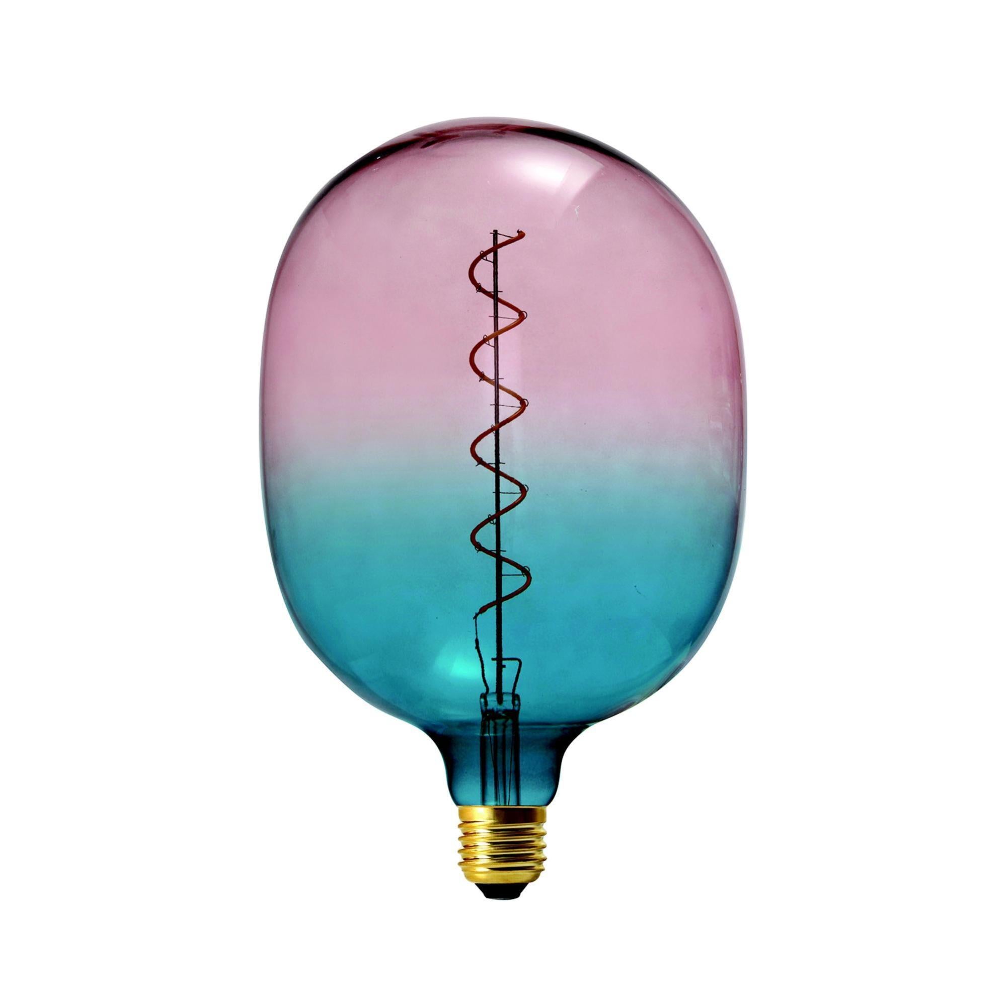 Bombilla de filamento rosa azul | Leroy Merlin