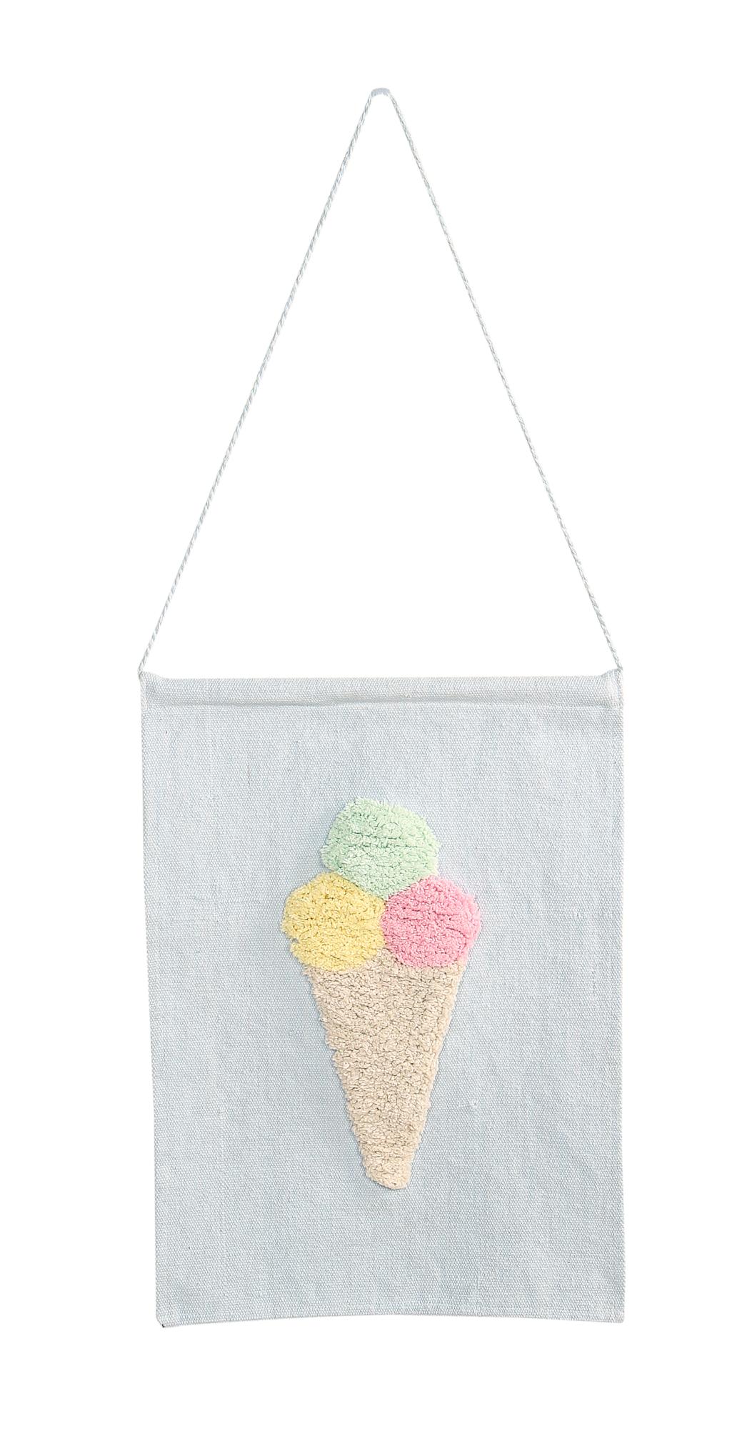 Decoración de pared Ice Cream - 35x50 cm | Leroy Merlin