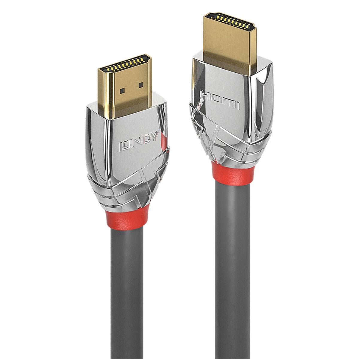 Cabo HDMI LINDY 37875 Cinzento 7,5 m | Leroy Merlin
