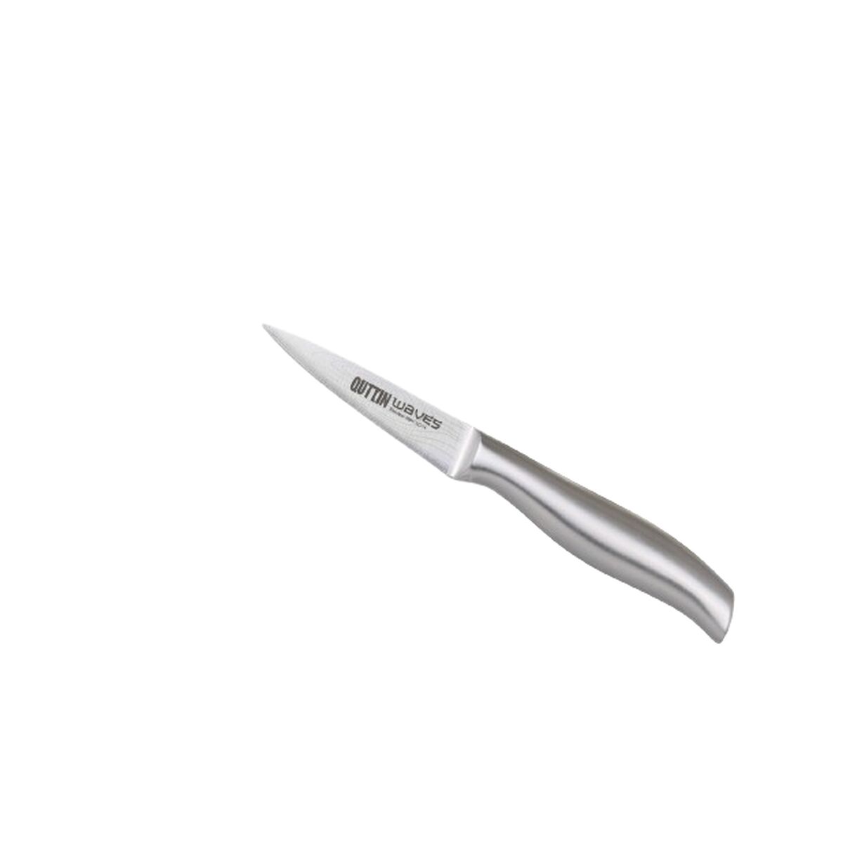 Cuchillo Pelador Quttin Waves Plateado 8 cm | Leroy Merlin