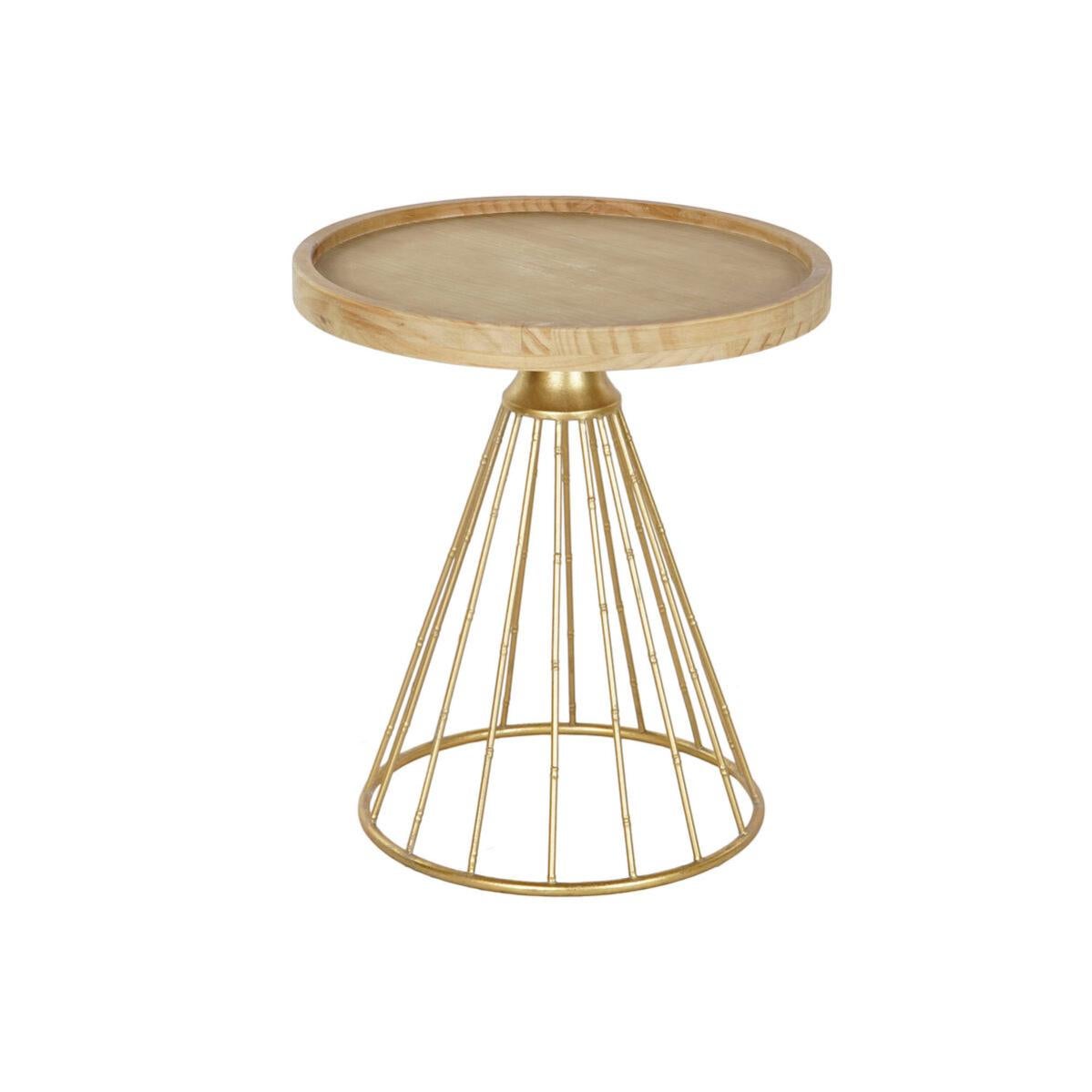 Table d'appoint DKD Home Decor 49,5 x 49,5 x 56 cm Sapin Métal | Leroy Merlin