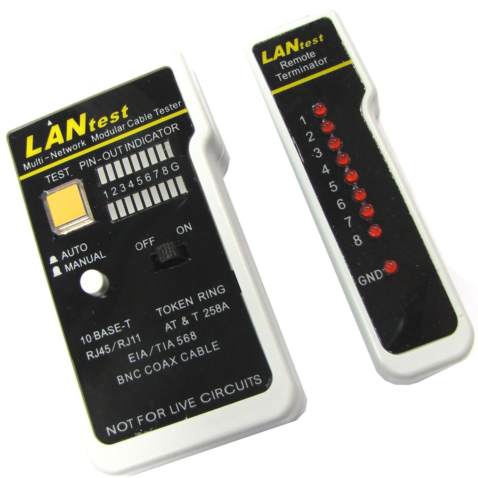 Tester professionale per cavi di rete e cavi coassiali | Leroy Merlin