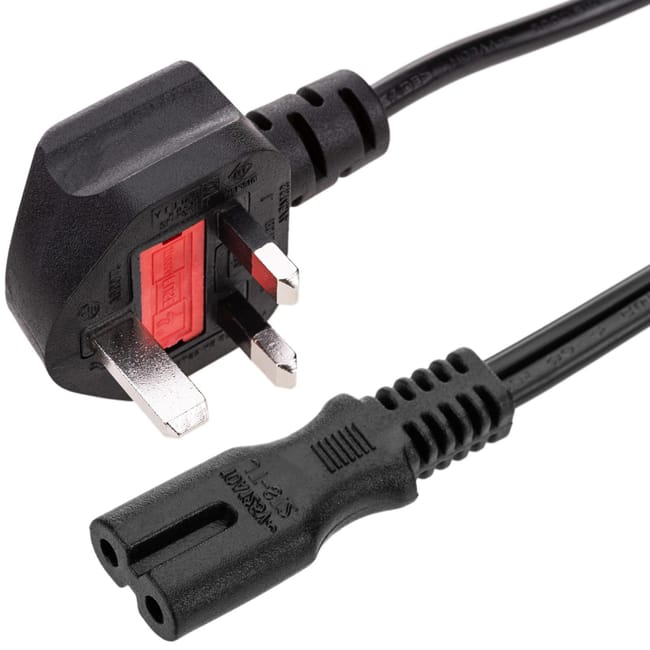 Câble Dalimentation Bs 1363 1 Mâle Vers Iec 60320 C7 Femelle 1 8