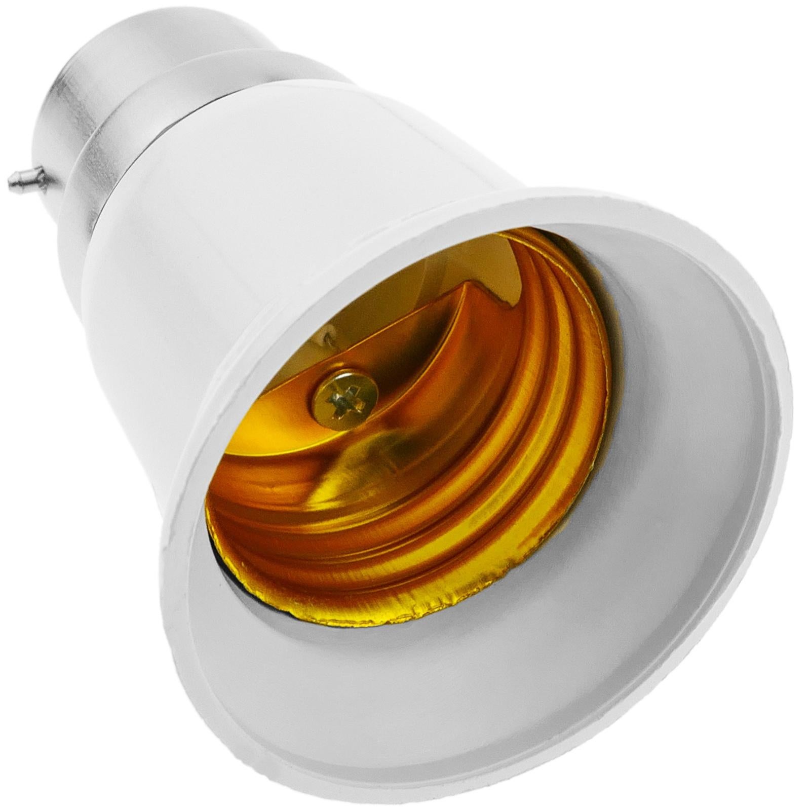 Adaptateur d'ampoule avec douille B22 mâle vers E27 femelle | Leroy Merlin