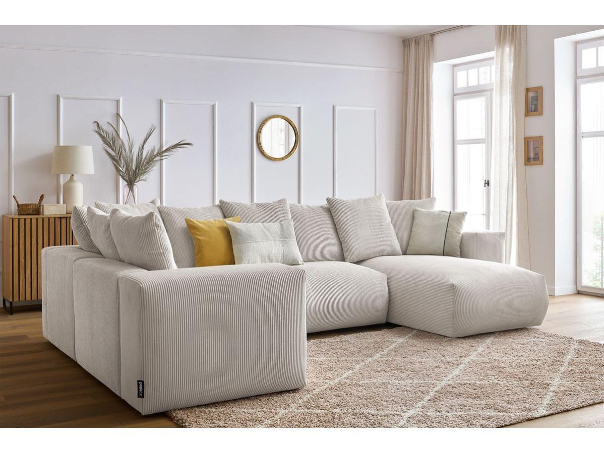 BOBOCHIC Canapé panoramique fixe modulable ultra moelleux VOLTAIRE 1 ...