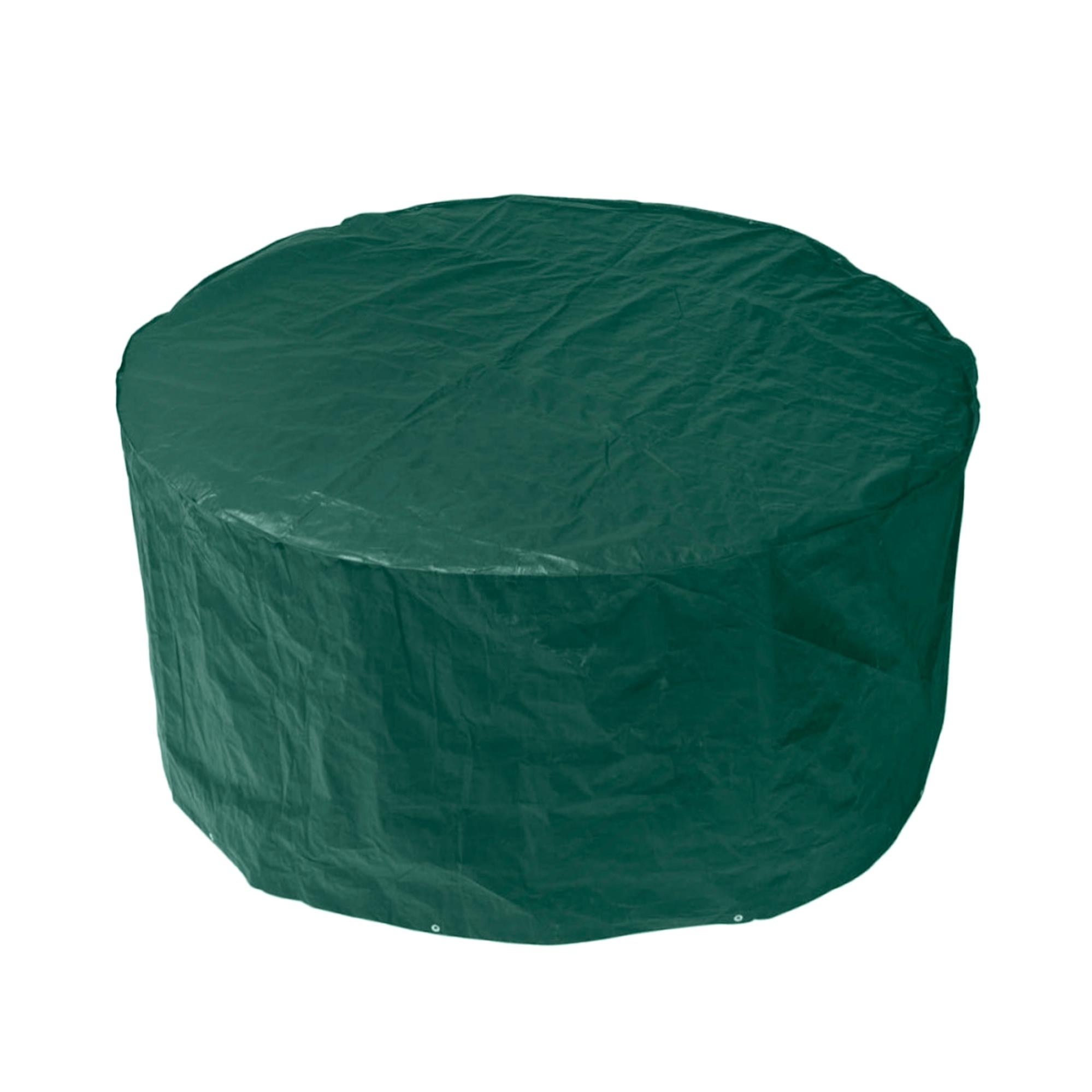 Housse de protection pour table de jardin ronde avec œillet solide et ...