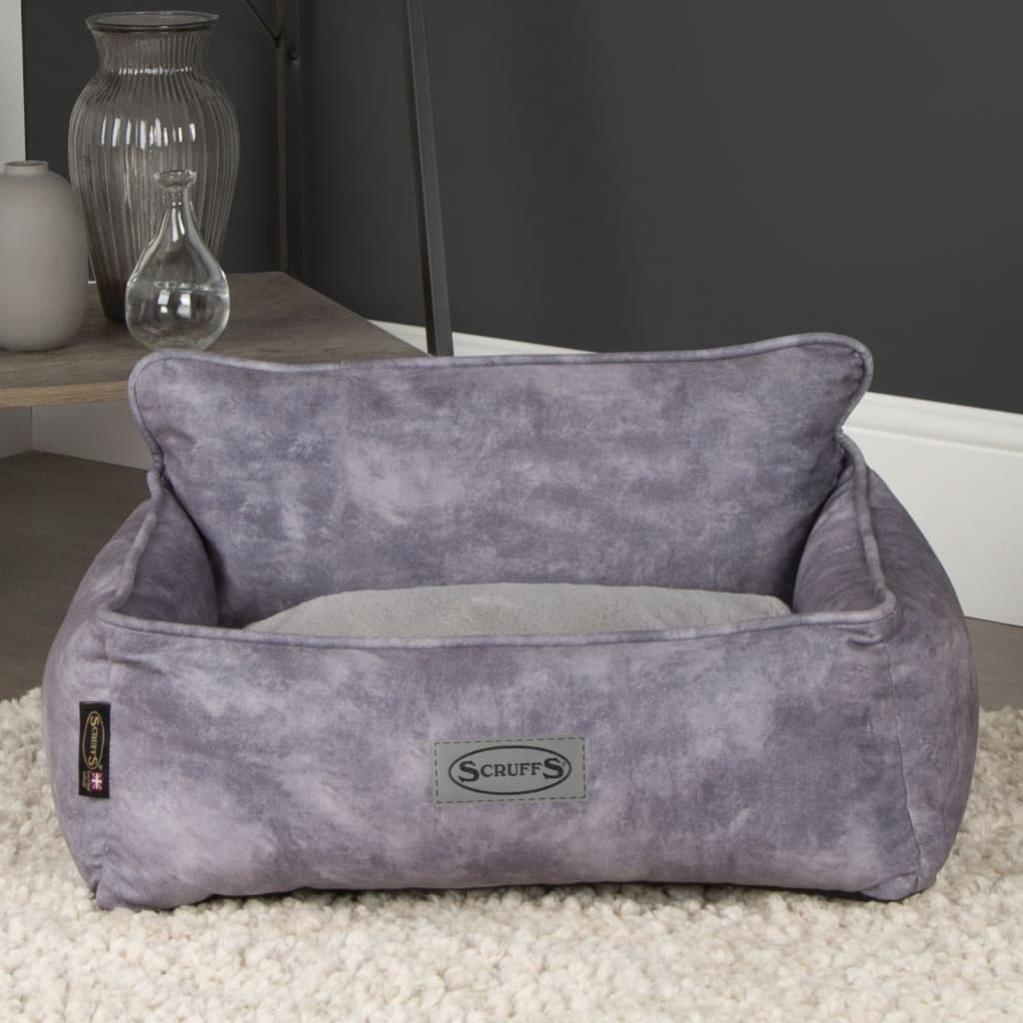 Scruffs & Tramps Lit pour chien Kensington L 90x70 cm Gris | Leroy Merlin