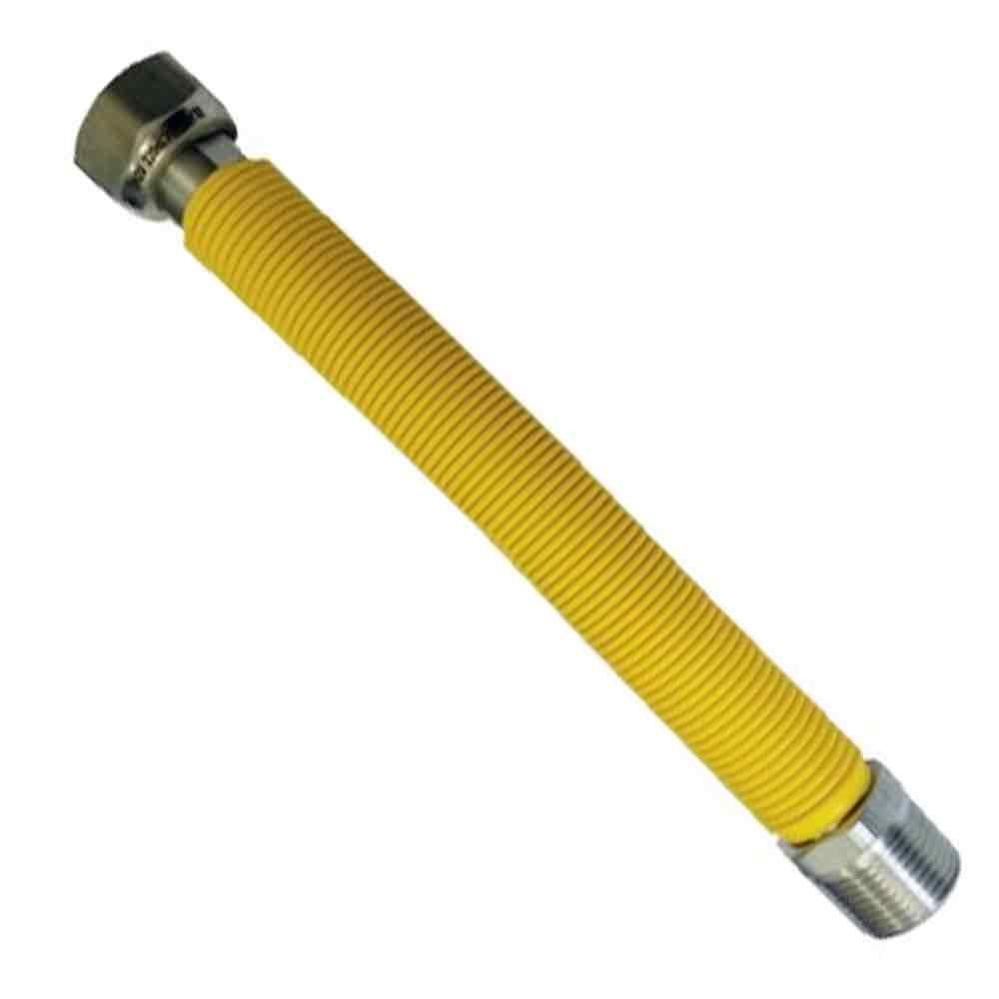 Tubo flessibile estensibile in acciaio inox per gas 1/2' cm.20-40 ...