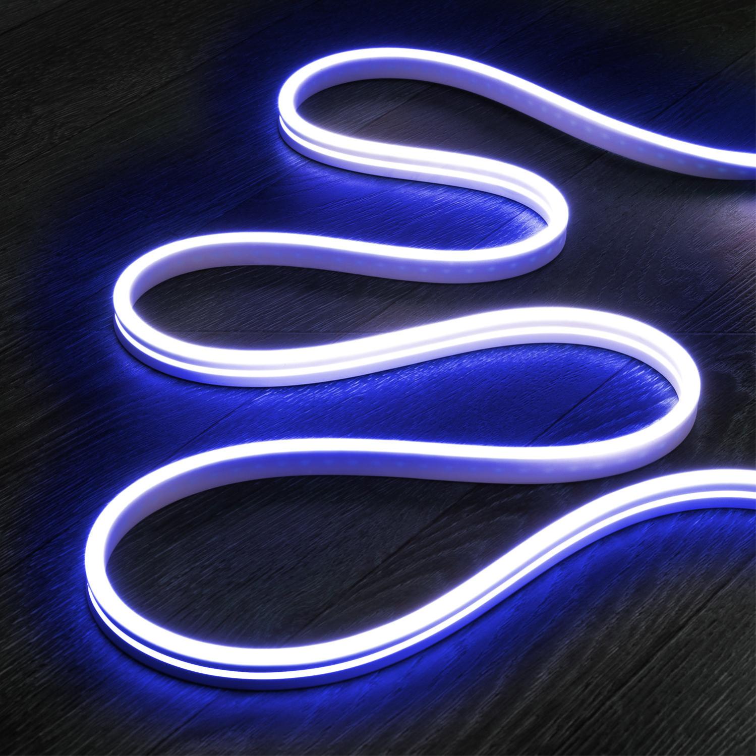 Néon LED Flexible 24V DC 120LED/m 5m IP65 Bleu 120º | Leroy Merlin