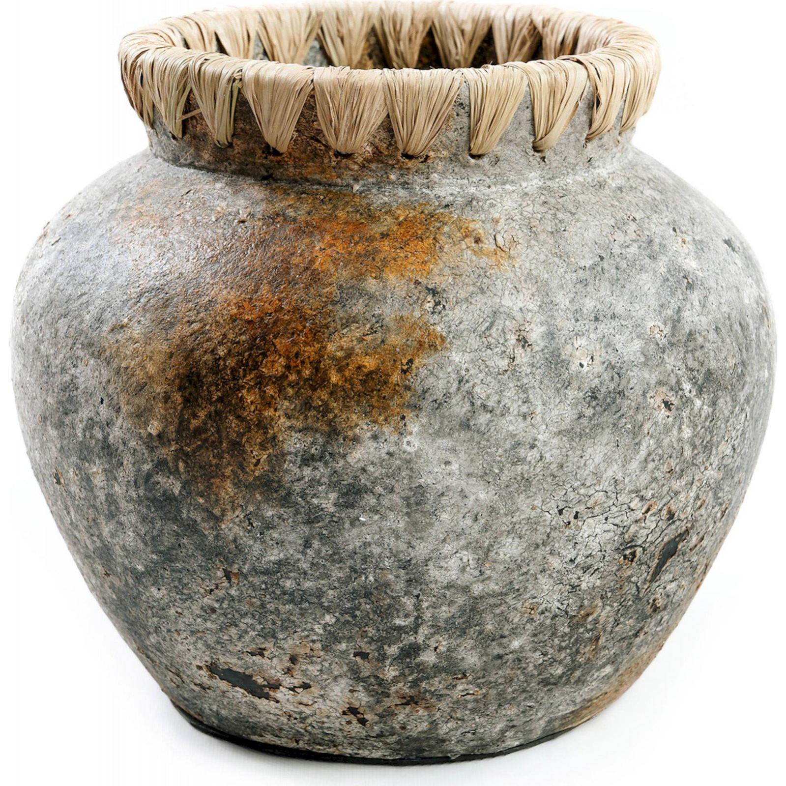 Vase Styly Vase gris antique et naturel | Leroy Merlin