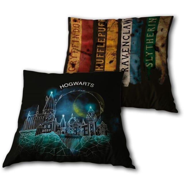 Coussin Harry Potter Hogwarts Château De Poudlard Gryffondor