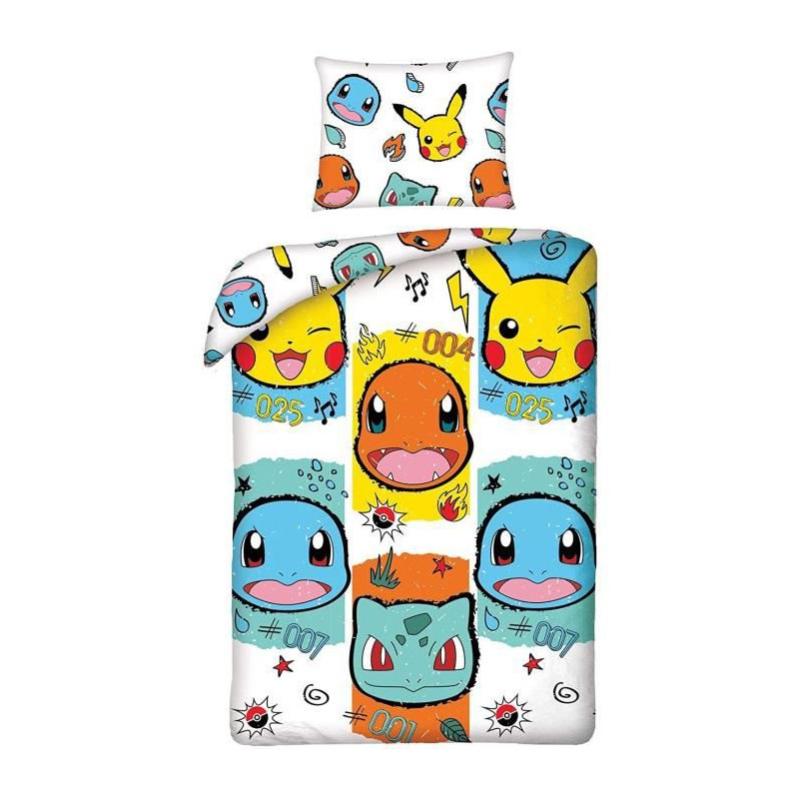 Halantex Parure de lit Pokemon Pikachu 140x200 cm +1 Taie d oreiller ...