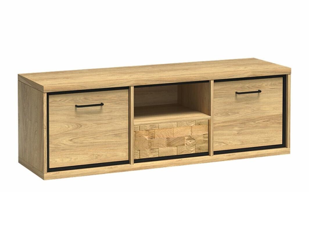 Meuble TV Stanton F113, Clair bois, Chêne, Number of doors: 2.00 ...