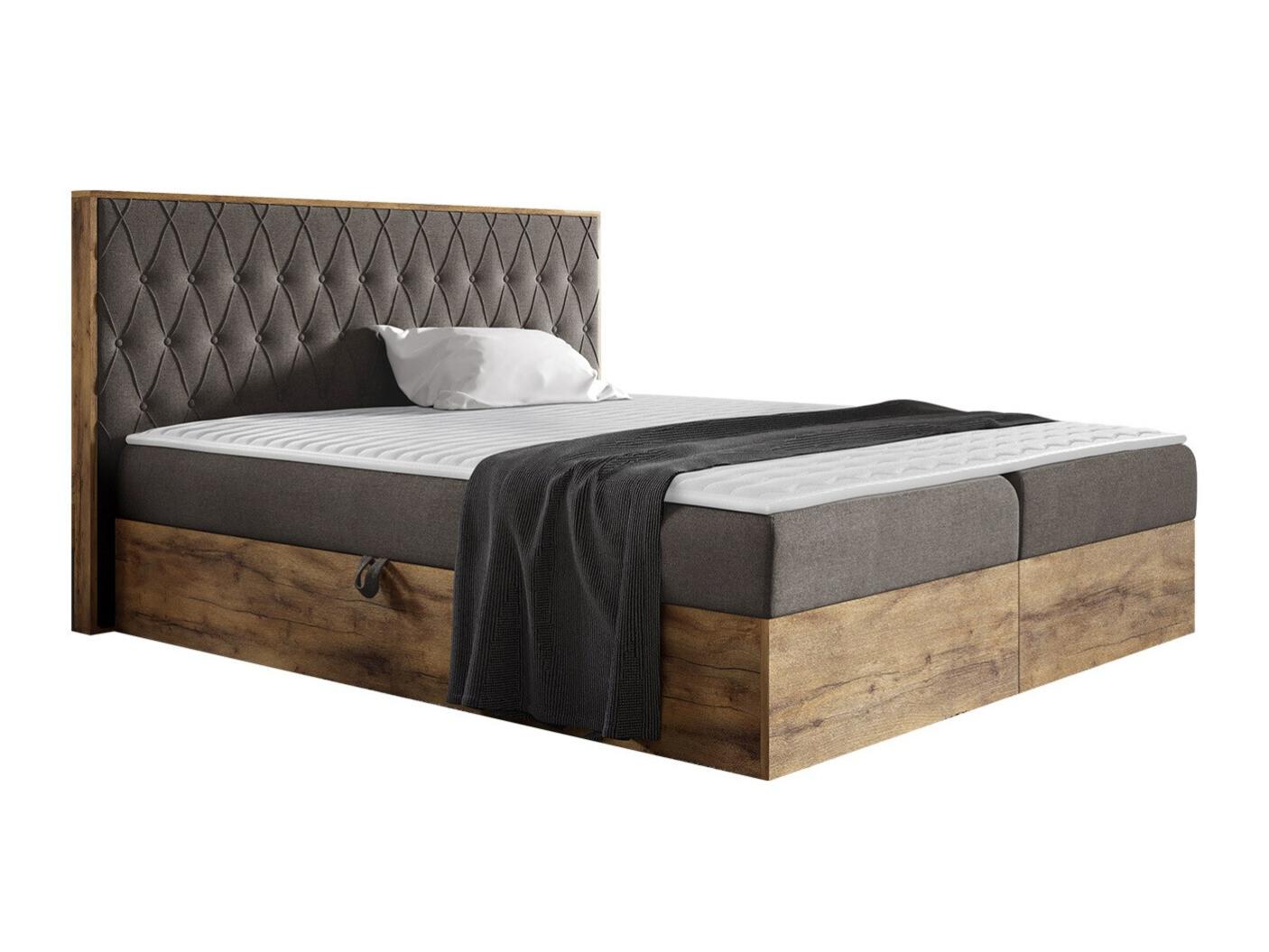 Letto continentale Baltimore 190, Continentale, Doppio, Grigio, 160x200 ...