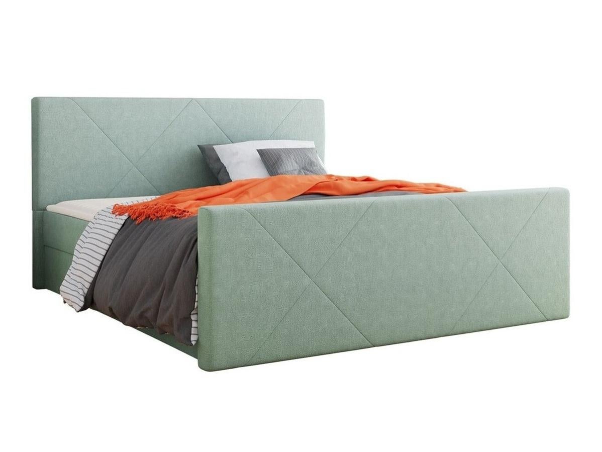 Letto continentale Memphis 120, Continentale, Doppio, Turchese, 180x200 ...