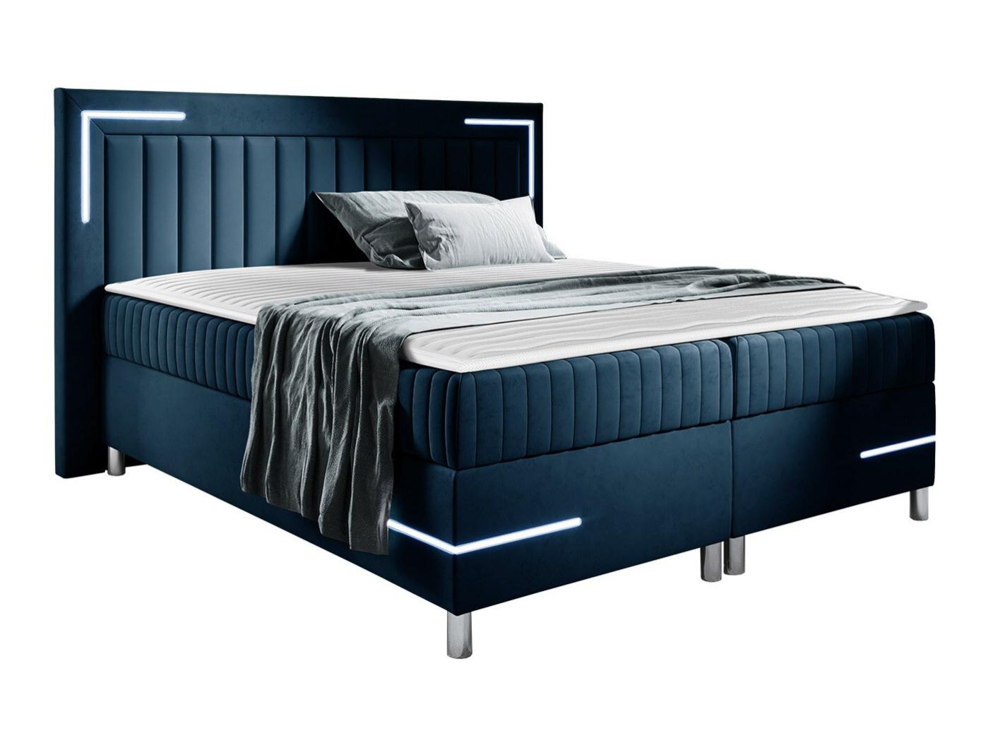 Letto continentale Baltimore 188, Continentale, Doppio, Blu, 160x200 ...