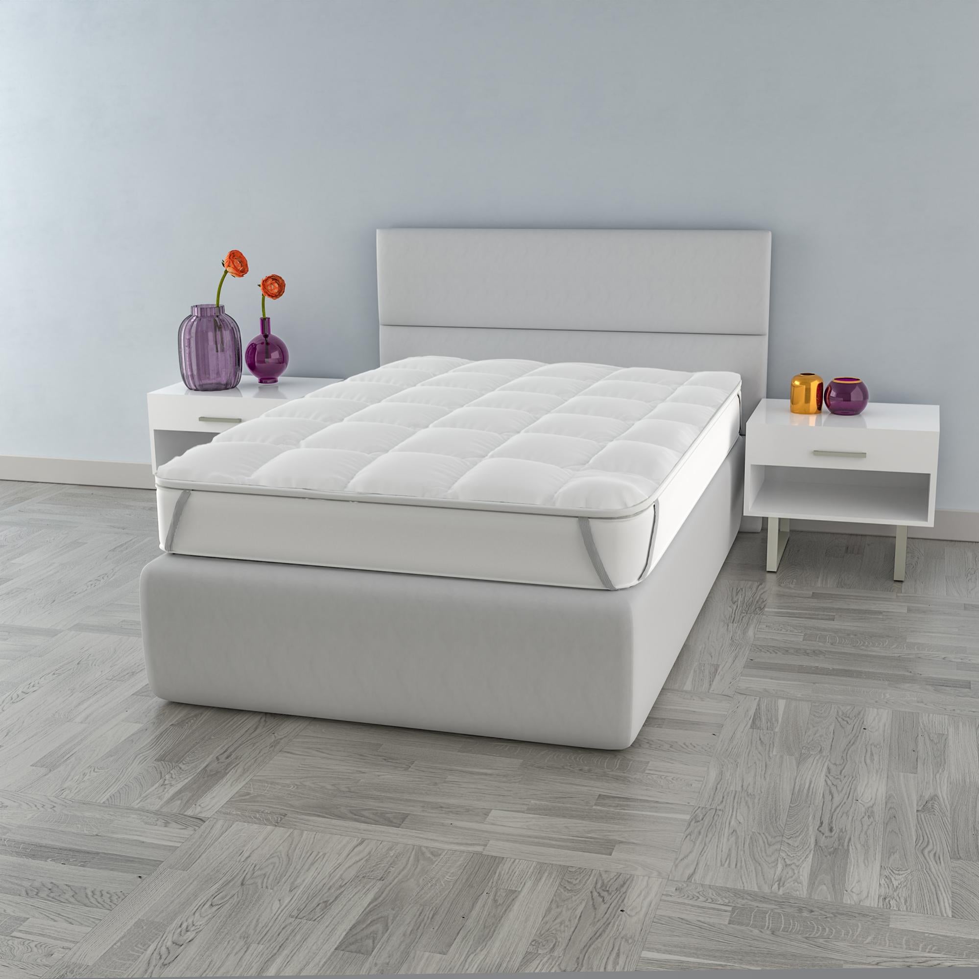 TOPPER BASIC TRAPUNTATO CON ELASTICI PIAZZA E MEZZA | Leroy Merlin