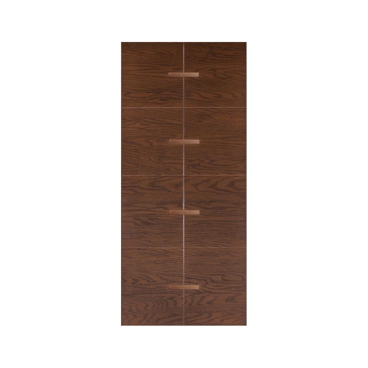 Pannello Porta Blindata Rivestimento Moderno con Inserti in Alluminio ...