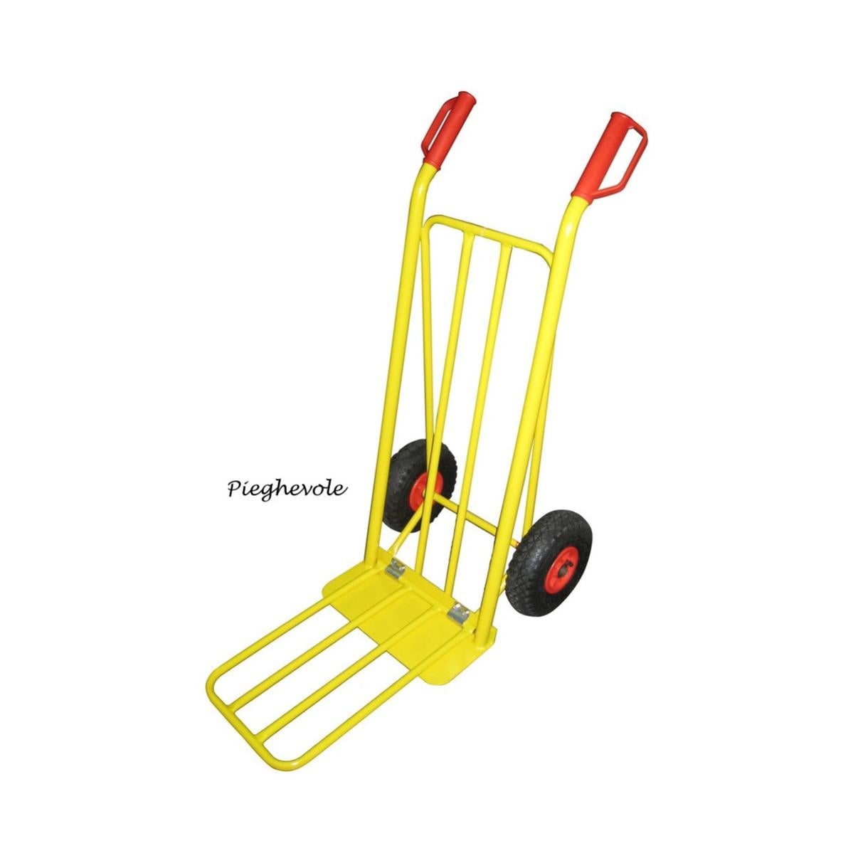 Carrello 2 Ruote Pieghevole Portatutto Multiuso Porta Pacchi Trasporto ...