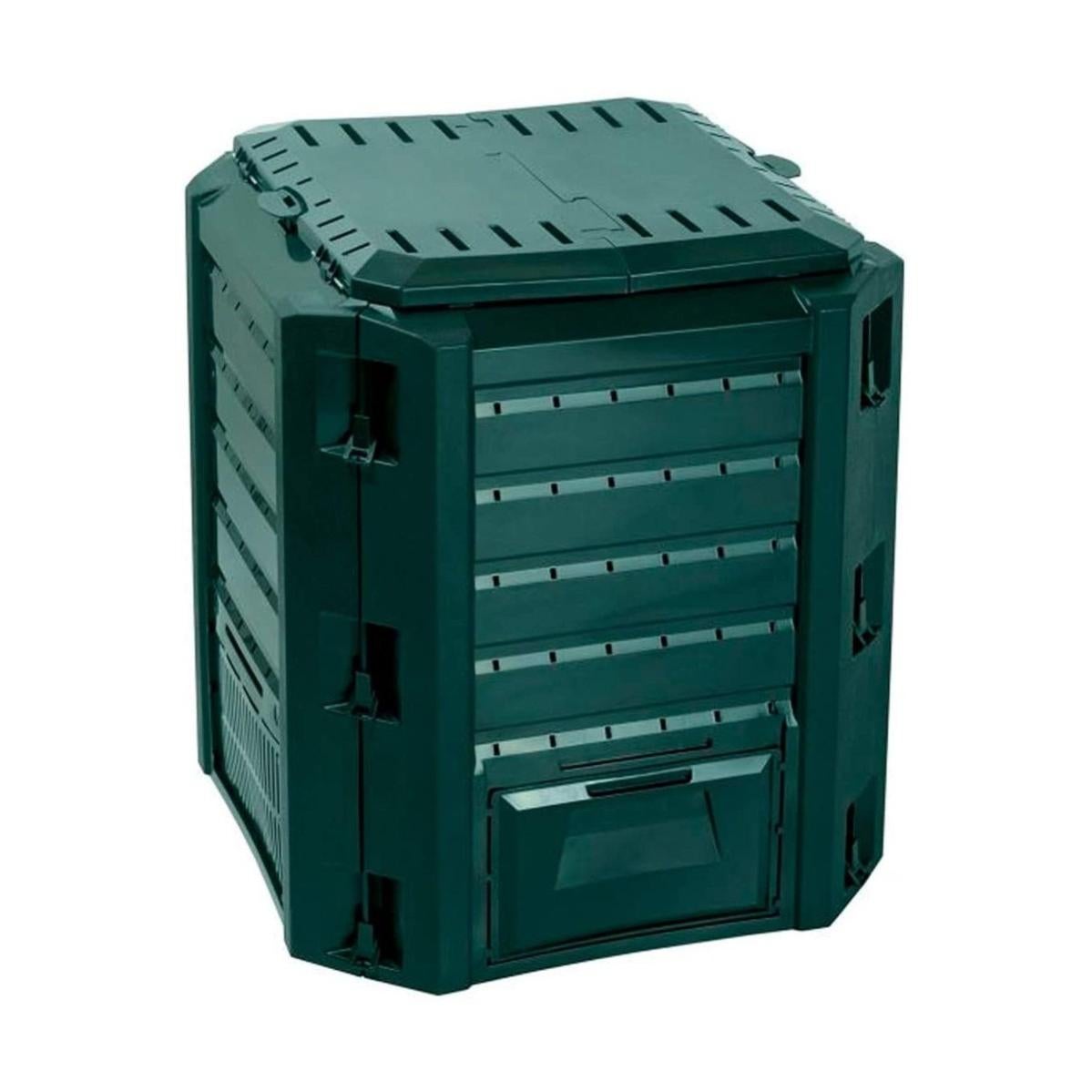 Compostiera da Giardino Verde in Plastica Bio Compost Bidone ...