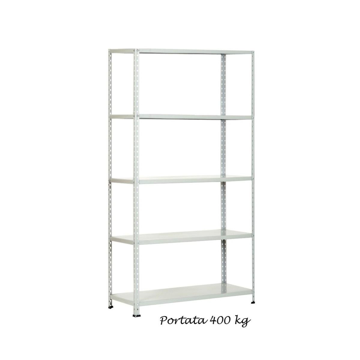 Scaffali 5 Ripiani 100x30 Metallo Garage Scaffalatura Mensole Officina ...