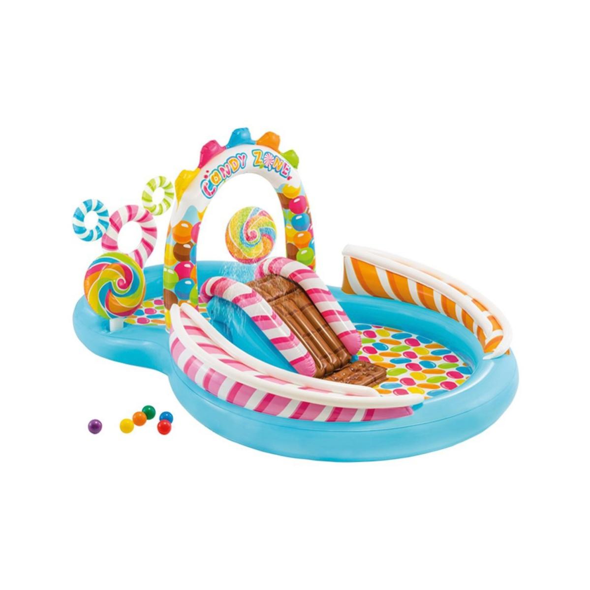 Parco Acquatico Bambini Candyzone Gonfiabile Intex Giardino Gioco ...