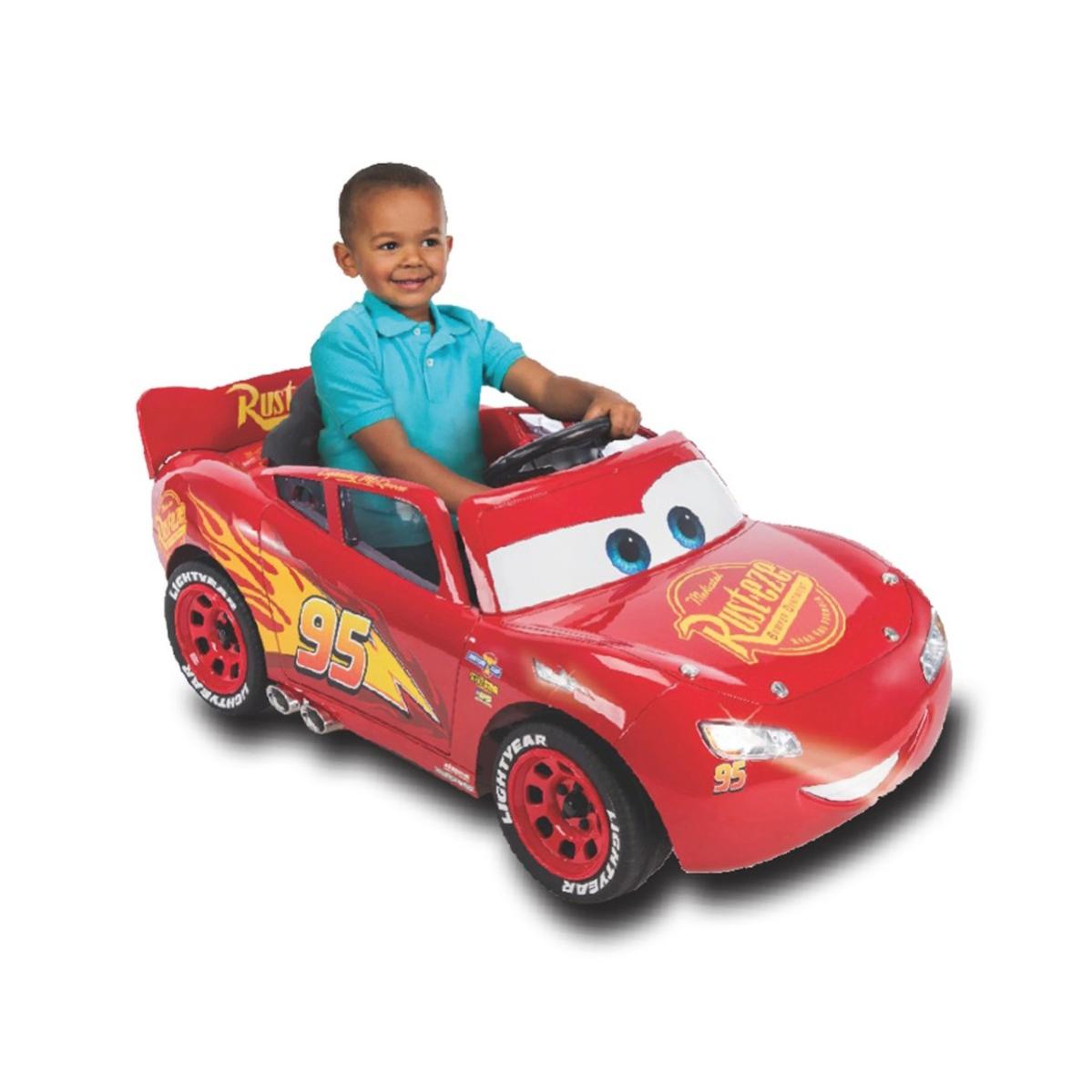 Macchina Elettrica Cars Saetta McQueen Auto a Batteria Cavalcabile ...