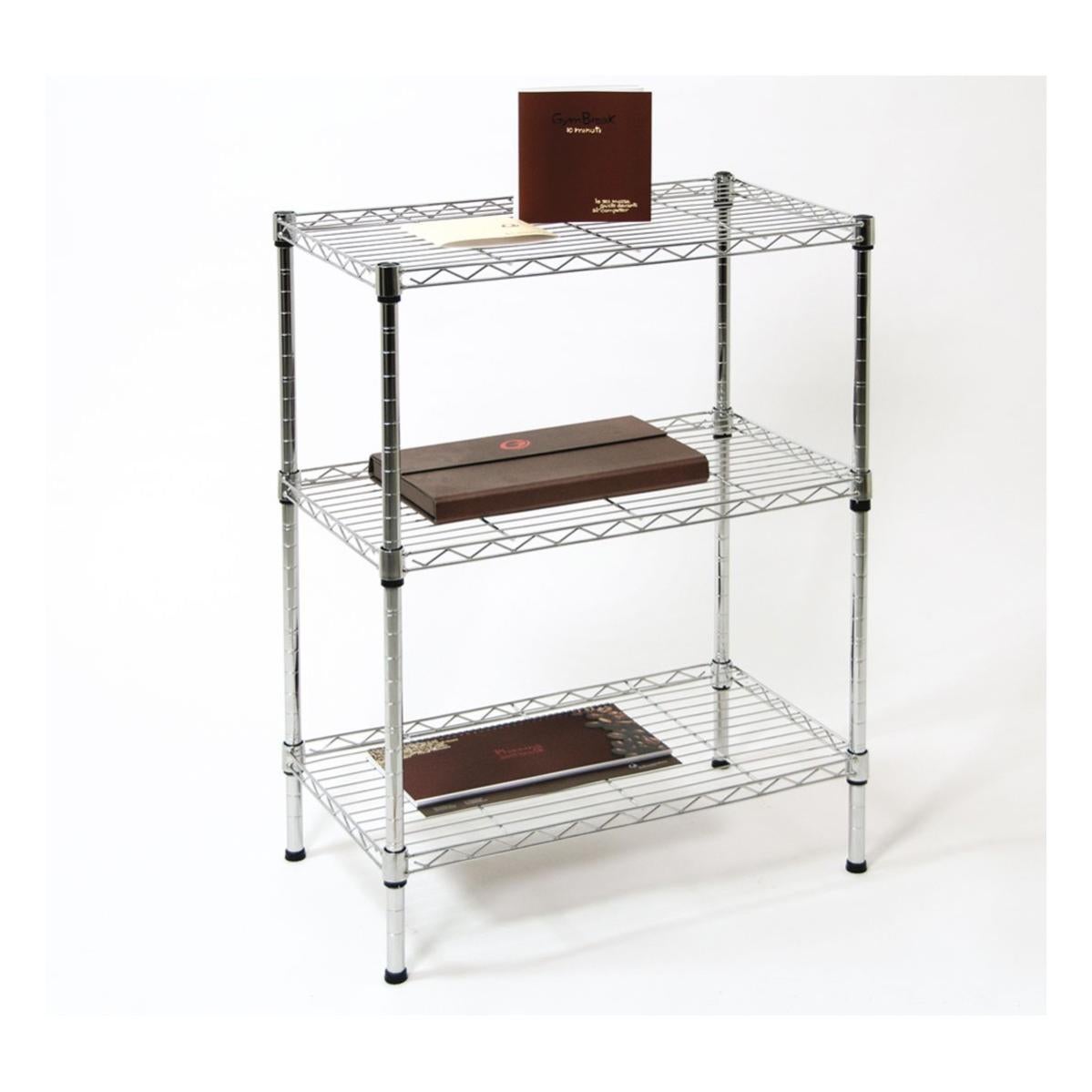 Scaffalatura in Metallo Libreria 3 Ripiani Mensole Scaffali | Leroy Merlin