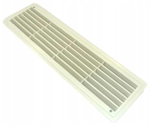 Grille ventilation aération porte WC 115 x 435 mm Blanc | Leroy Merlin