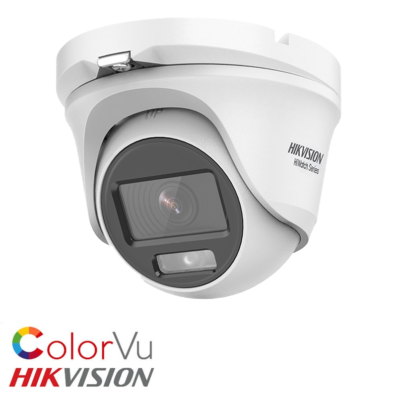 TELECAMERA HIKVISION DOME COLORVU AHD 2 MPX VISIONE A COLORI DI NOTTE ...