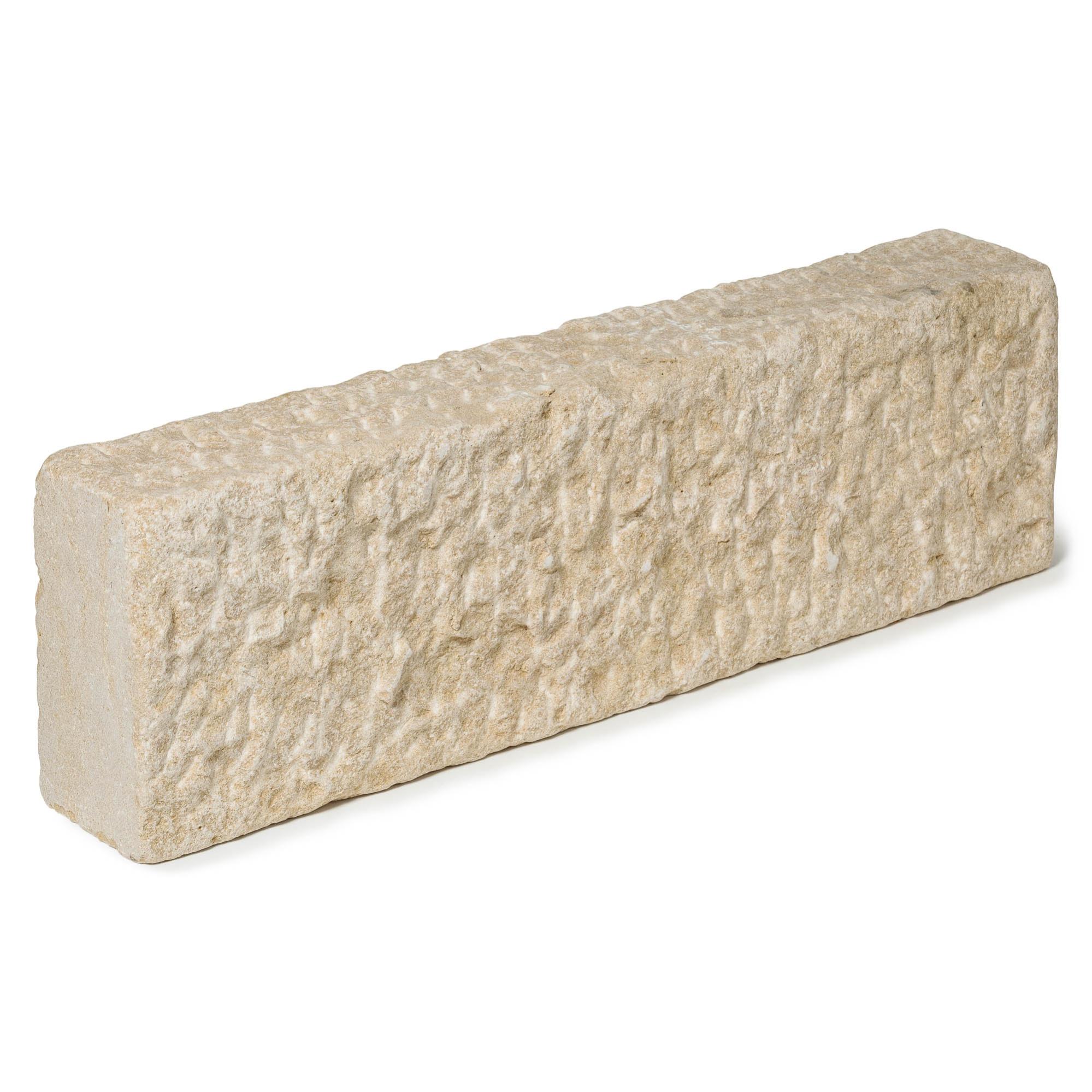 Bordure de Jardin droite en Pierre Naturelle Atlas Beige Tradition H.15 ...