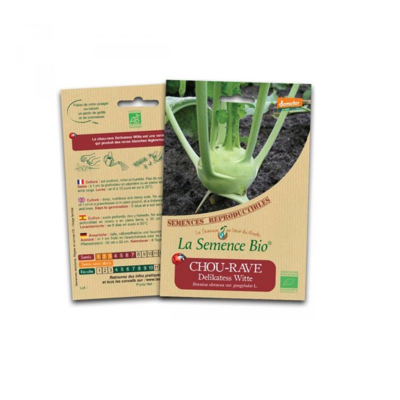 Graines bio Chou-rave Delikatess Witte - La Semence Bio | Leroy Merlin