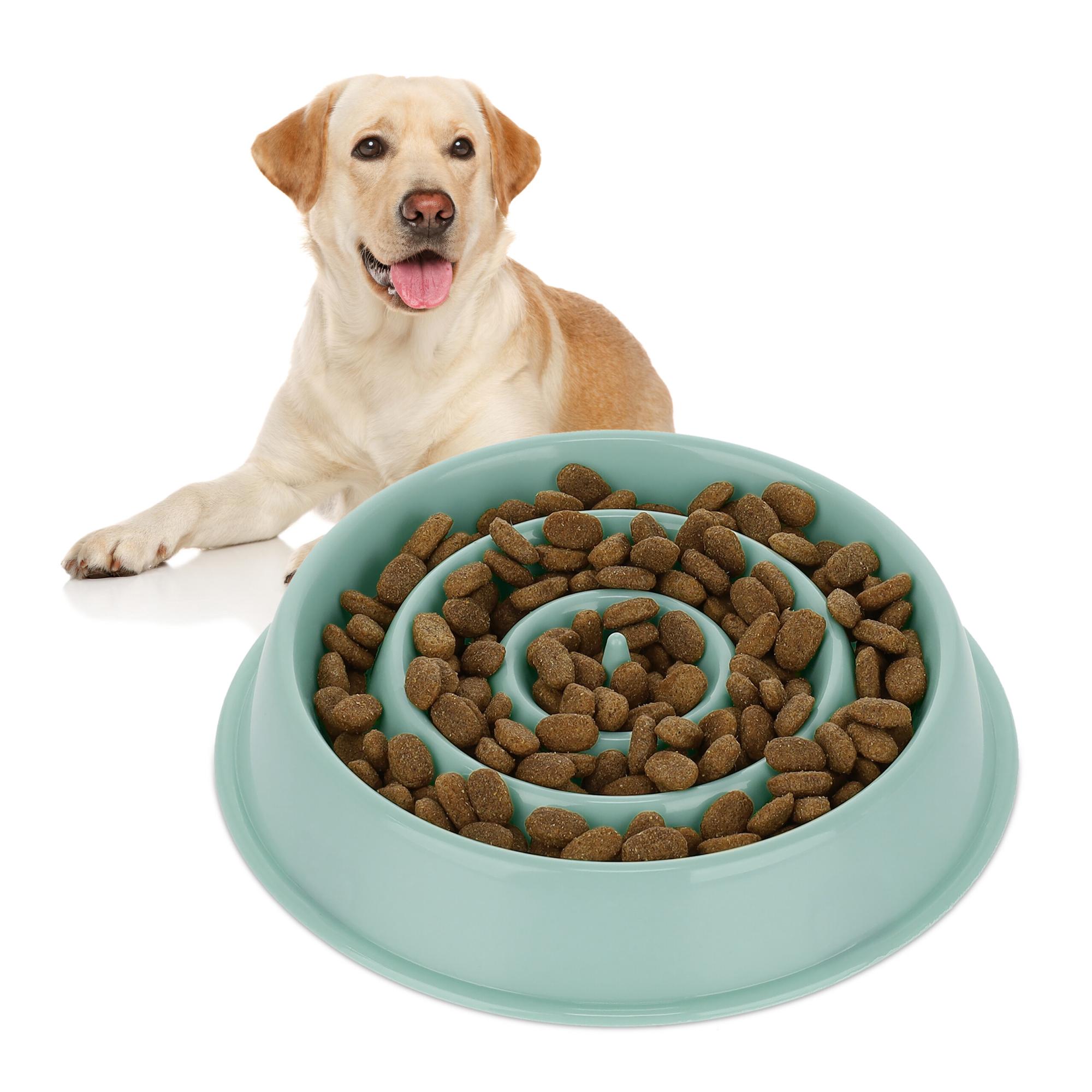 Relaxdays Ciotola Anti-Ingozzamento per Cani, 400 ml, Lenta Assunzione ...