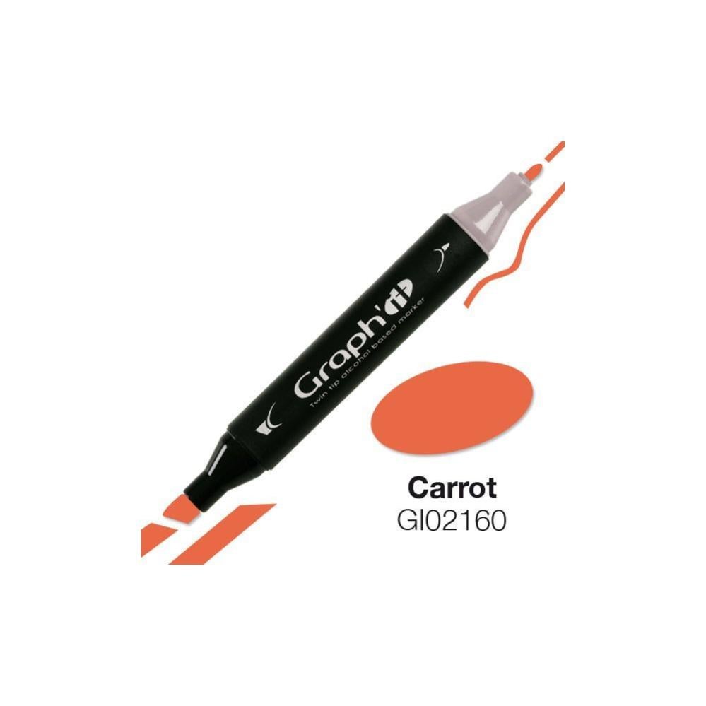 Marcatore a doppia punta Graph'It - Carota | Leroy Merlin