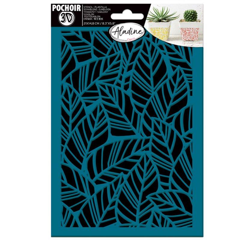 Stencil 3D - Foglie | Leroy Merlin