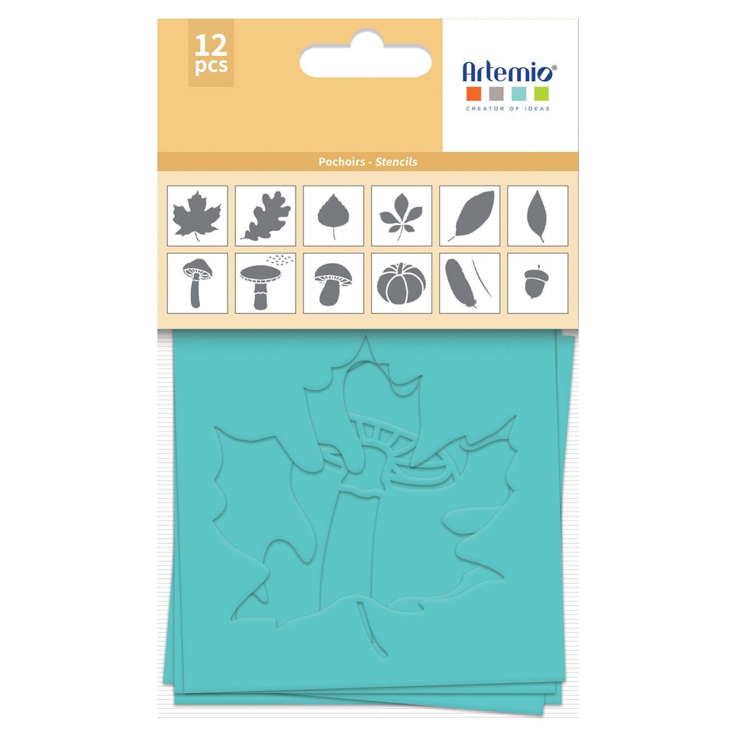 12 Stencil autunnali 9 x 9 cm | Leroy Merlin