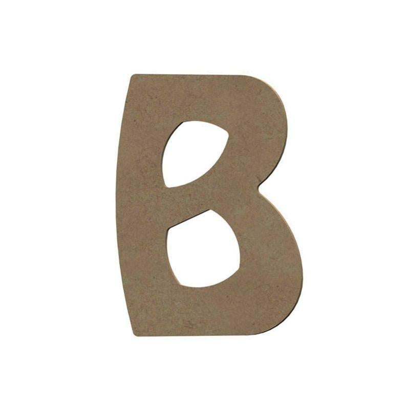 Lettera maiuscola B in legno per la decorazione - 15 cm | Leroy Merlin
