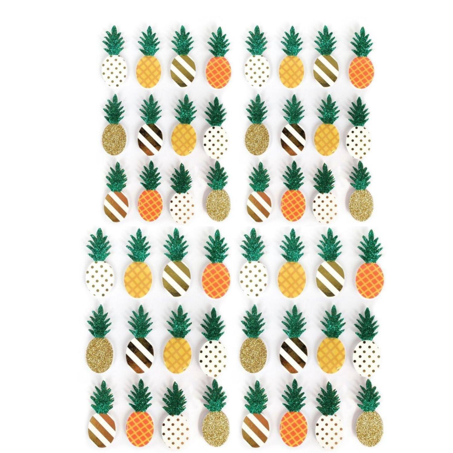 48 stickers 3D Ananas 4,5 cm - Graine Créative | Leroy Merlin