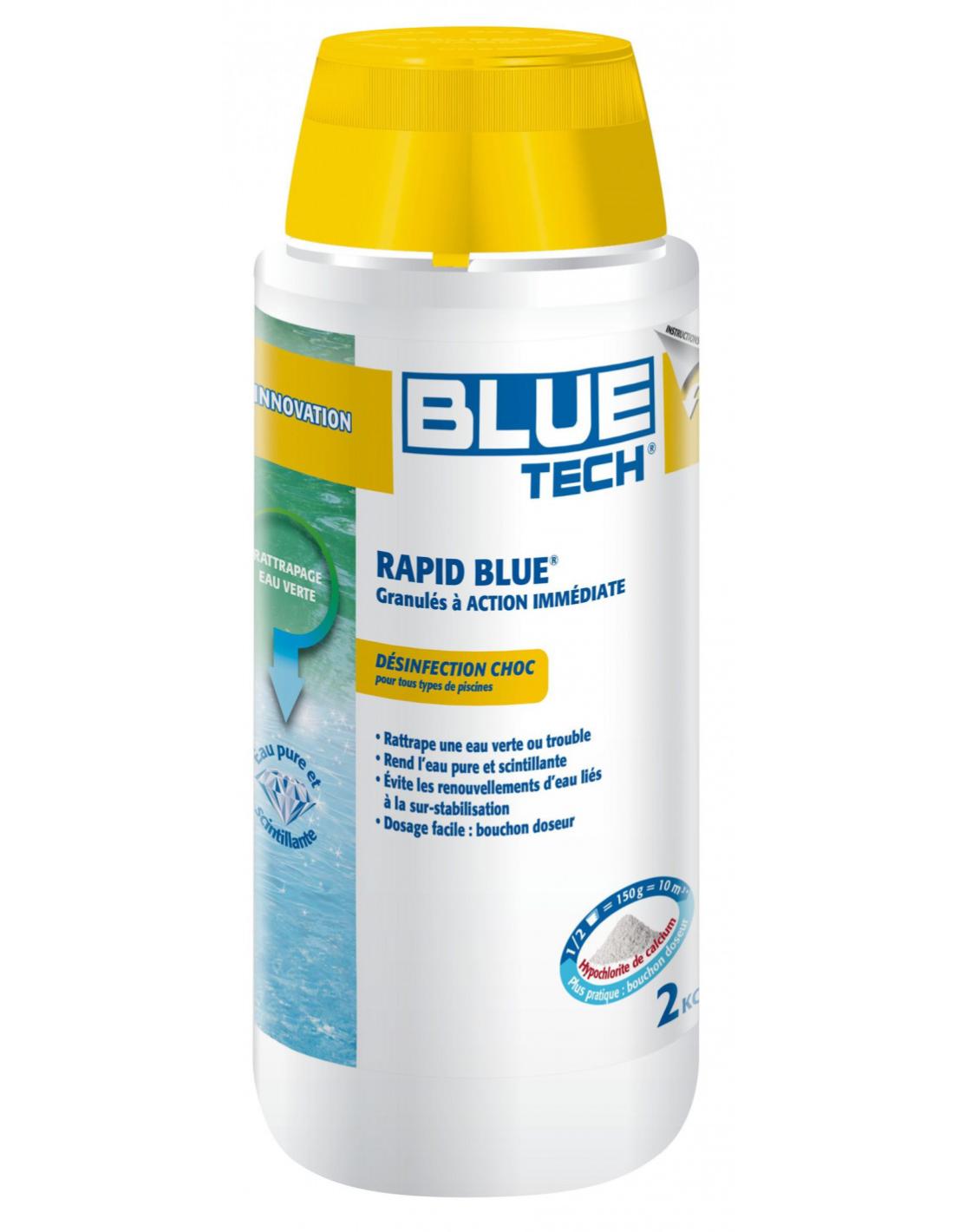 CHLORE RAPID BLUE 2KG | Leroy Merlin