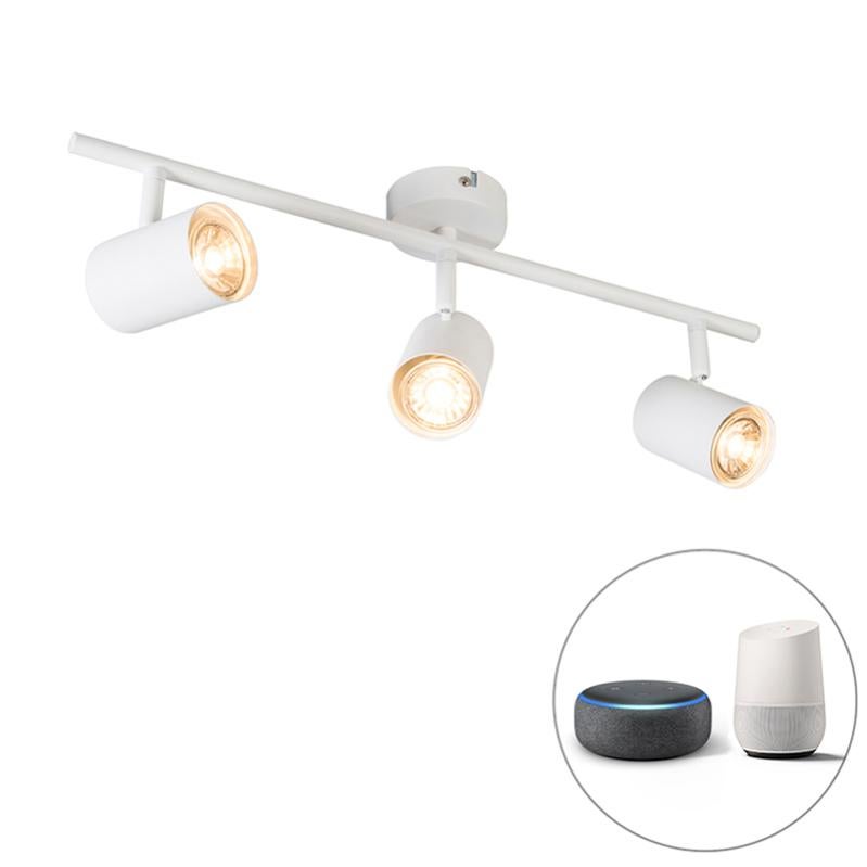 Smart spot bianco inclinabile con Wifi GU10 - Jeana 3 | Leroy Merlin