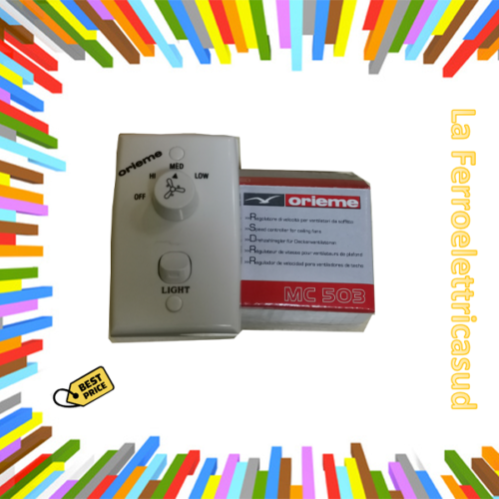 REGOLATORE DI VELOCITA ORIEME PER VENTILATORI AGITATORE A SOFFITTO ON ...