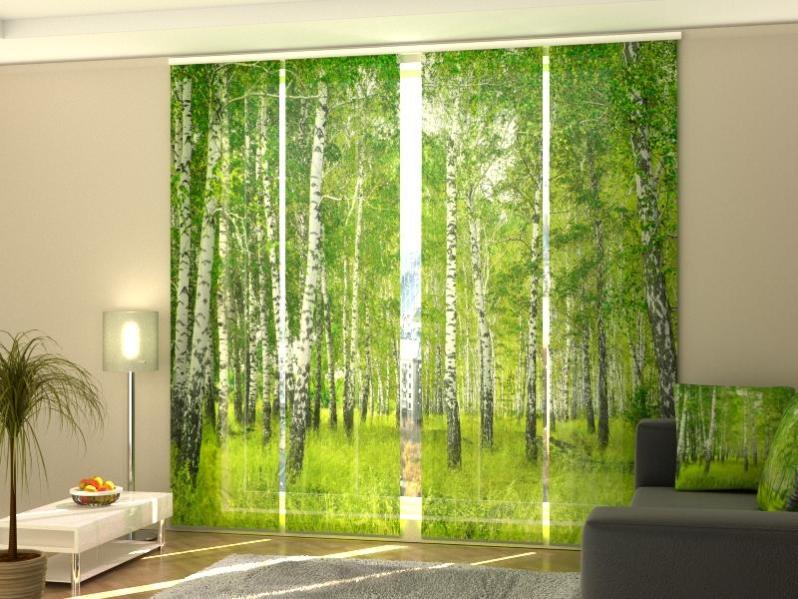 Tende a Pannello Scorrevoli Foresta di Betulle 300x60 | Leroy Merlin